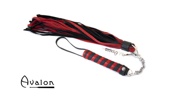 Avalon - CLARENT - Swivel Flogger - Rød og Svart